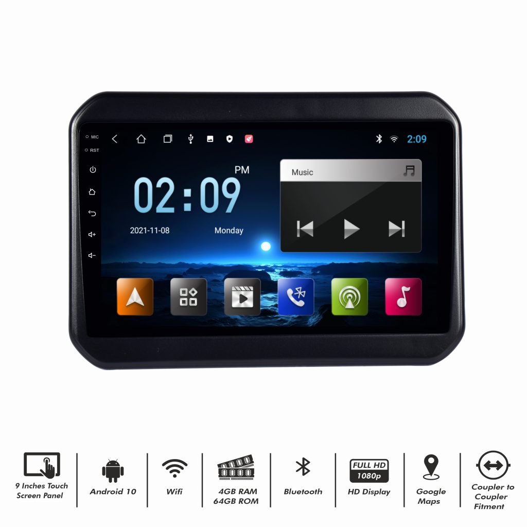 Maruti Suzuki Ignis Music System With Carplay & Android Auto